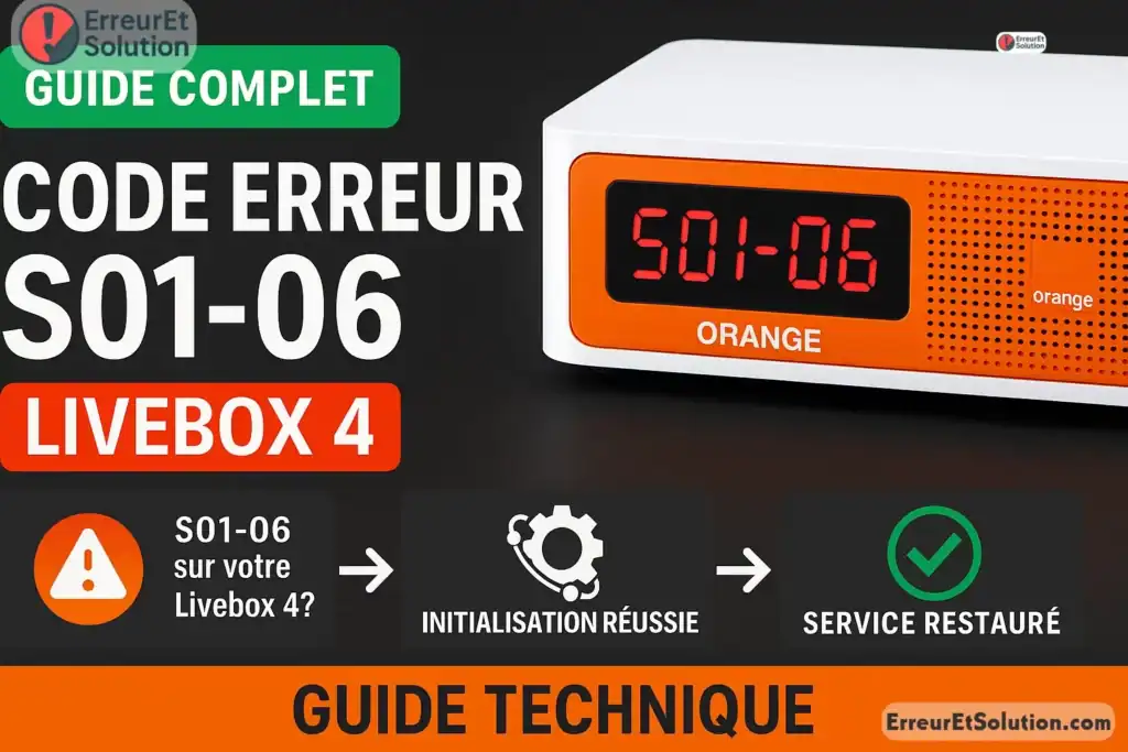 Code Erreur S0107