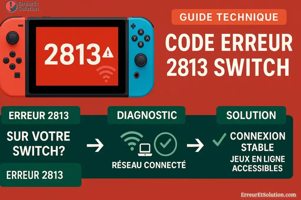 Switch Code Erreur 2813 - Erreur et Solution