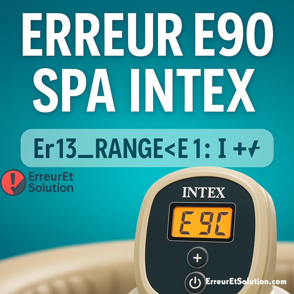 Erreur E90 Spa Intex : Diagnostiquer et Réparer (Guide 2025) - Erreur ...