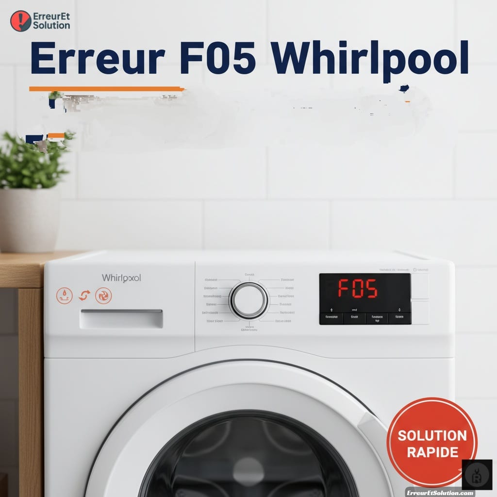 Machine A Laver Whirlpool F05