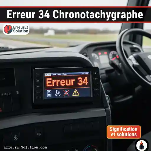 Liste Code Erreur Chronotachygraphe